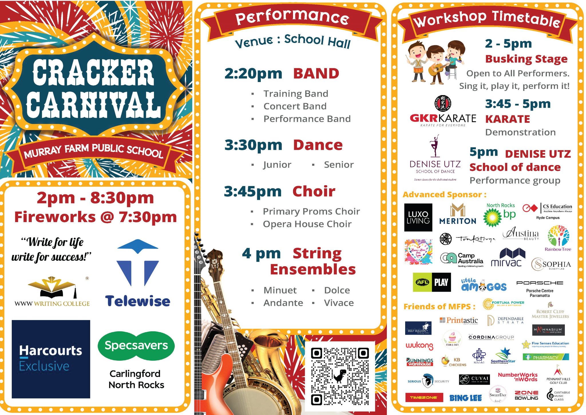 Cracker Carnival | Map & Sponsors